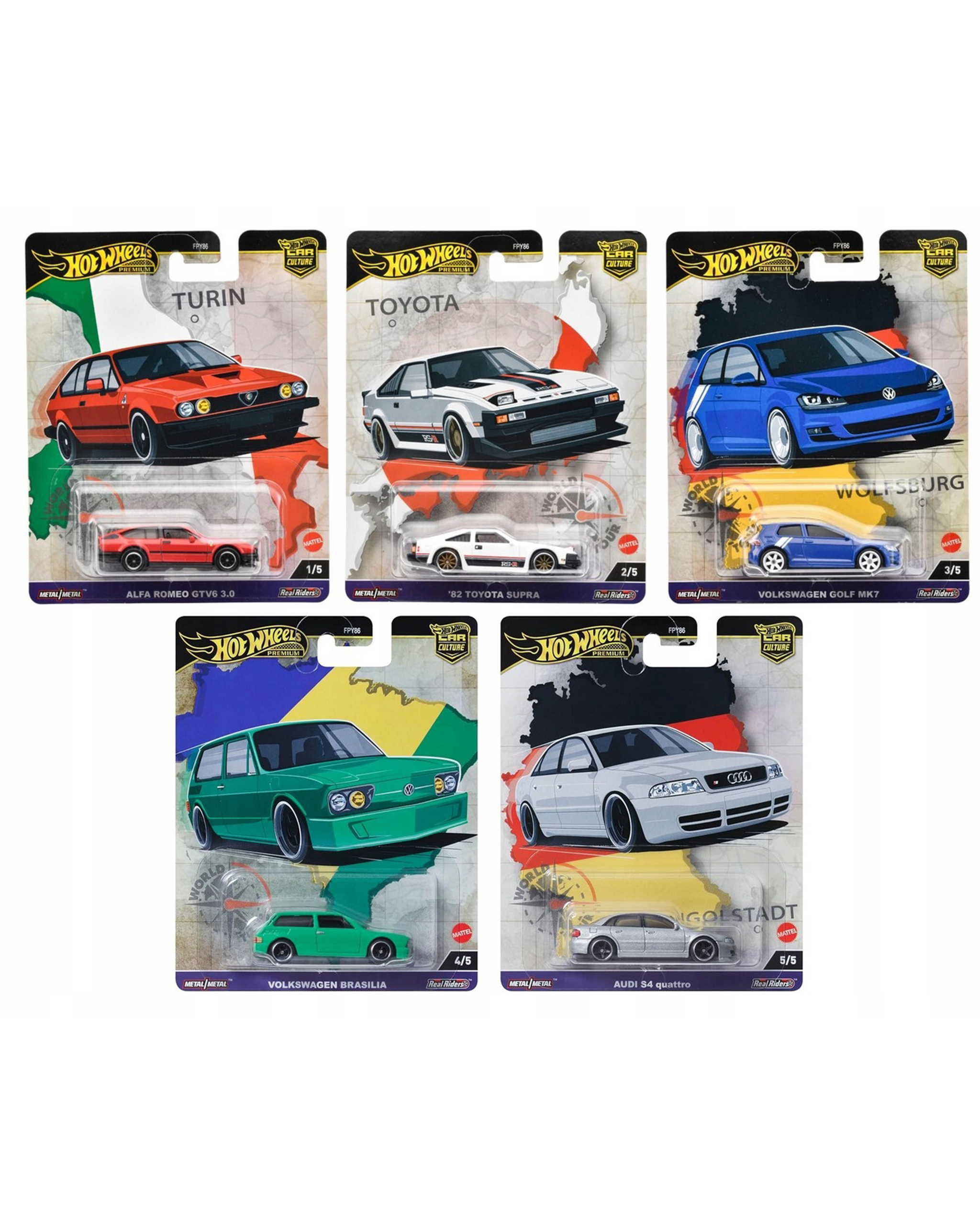 Zestaw Hot Wheels Premium World Tour