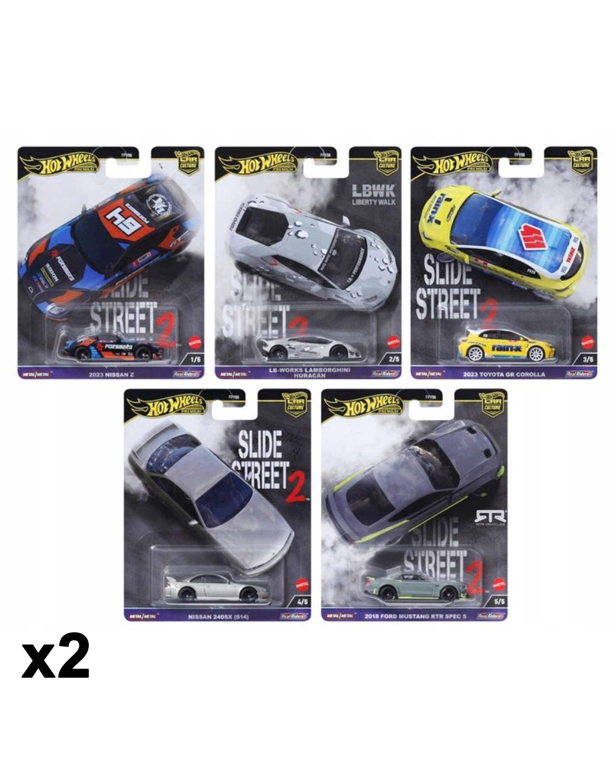 Hot Wheels Premium Car Culture Slide Street 2 - Fabrycznie Zapakowany ...