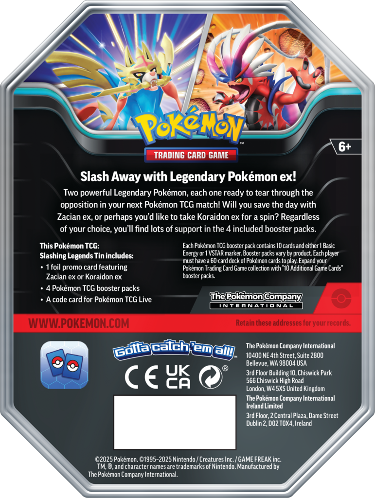 Pokémon TCG: Paldea Legends Tin - Miraidon ex