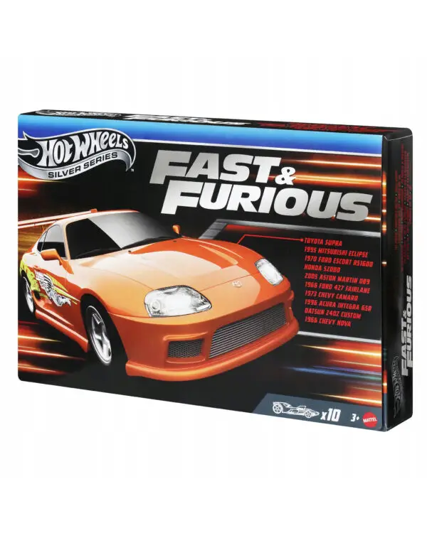 10-Pak Hot Wheels Silver Series Fast & Furious JCT92